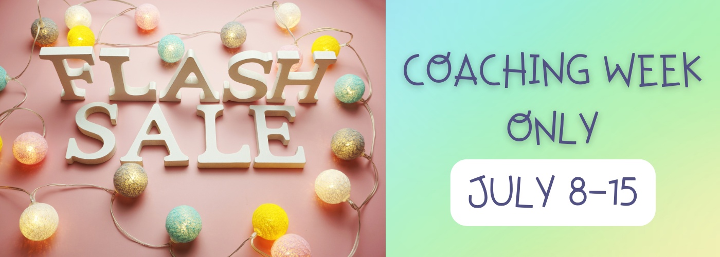 Flash Sale for Coaching Week - desireemcgeegreene.com